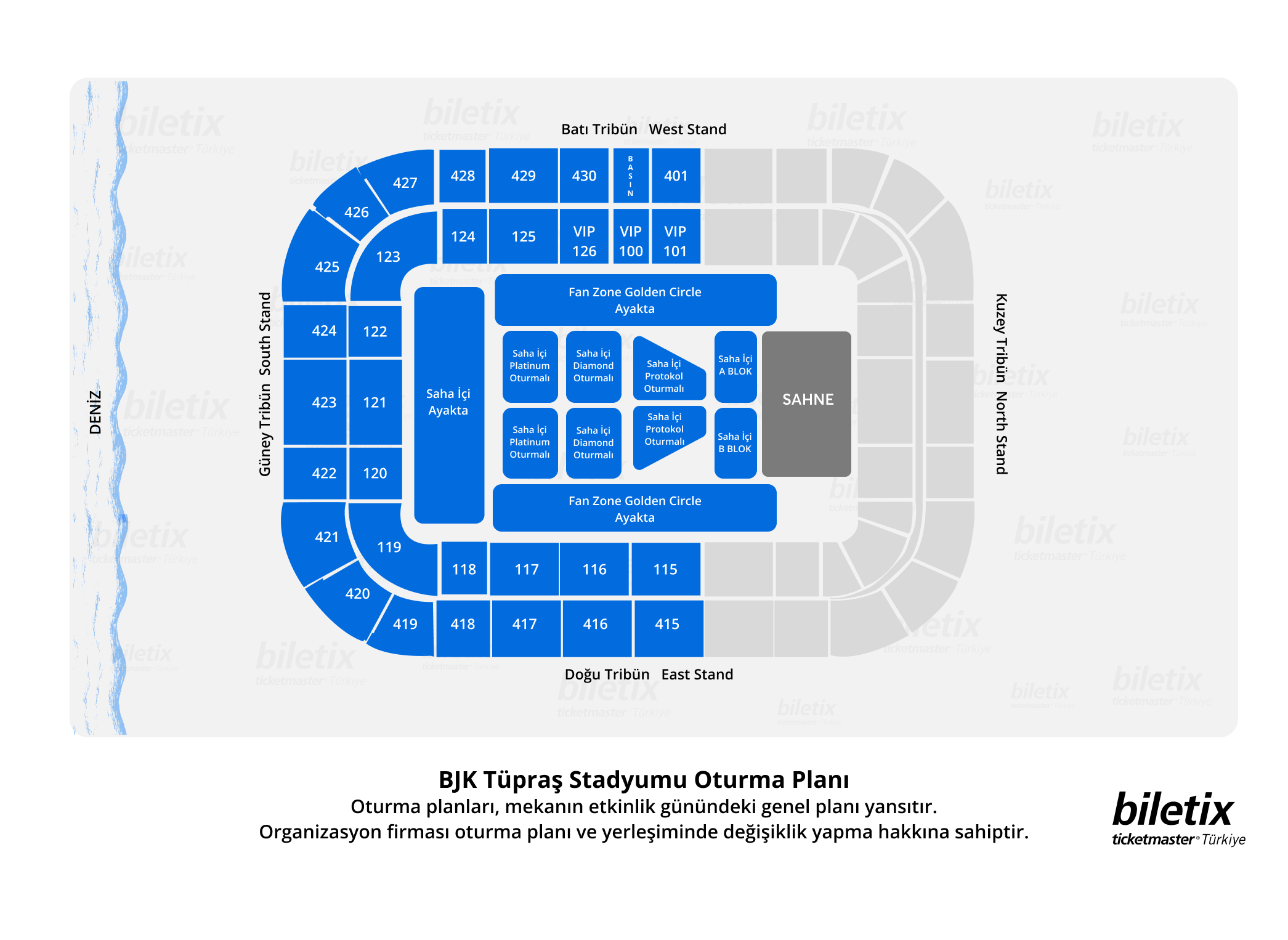 BJK Tüpraş Stadyumu İstanbul biletleri.